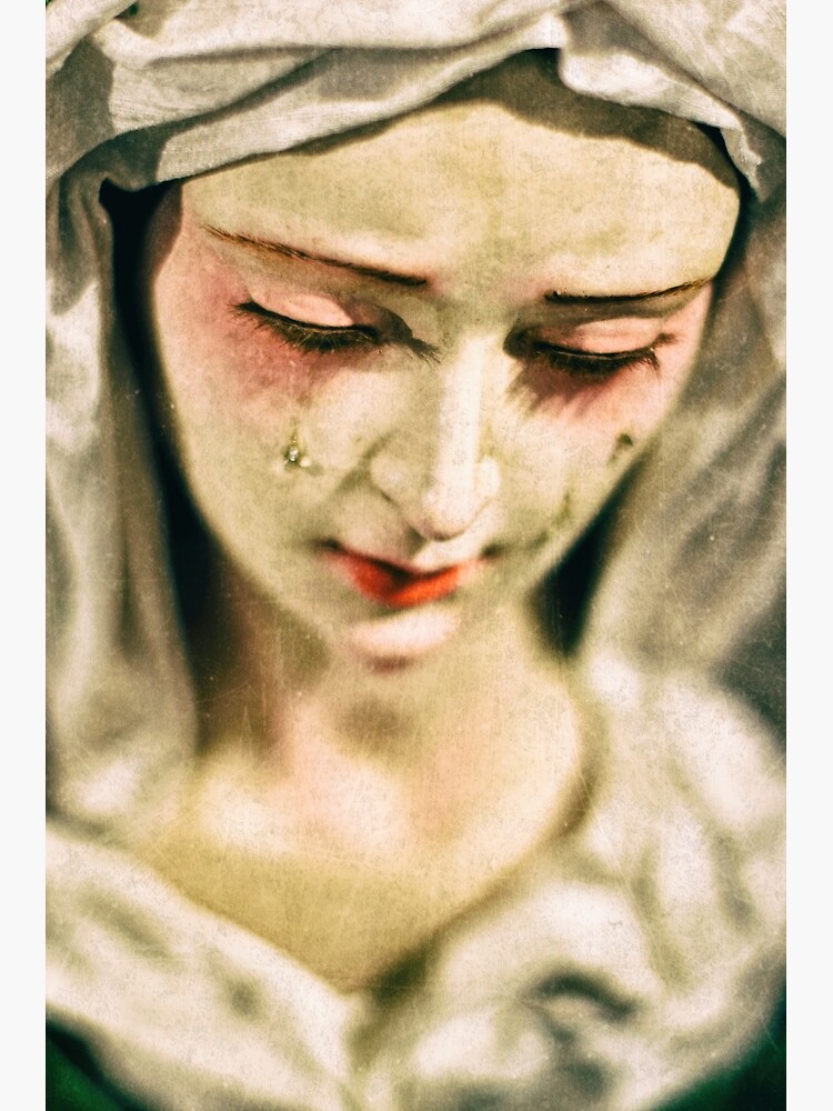 "Blessed Virgin Mary - Devotion, crying and fervor" Canvas Print for ...