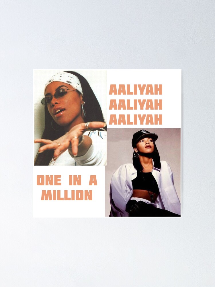 "aaliyah" Poster for Sale by beevense | Redbubble