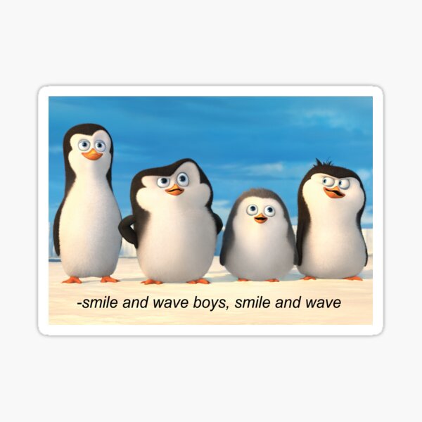 Madagascar Penguins Stickers | Redbubble