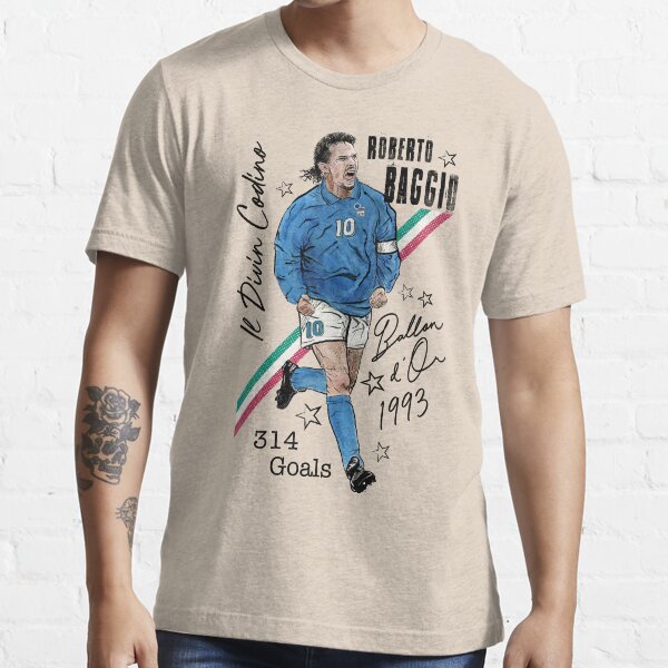 "R.Baggio - Il Divin Codino" T-shirt for Sale by Virtual-Player ...