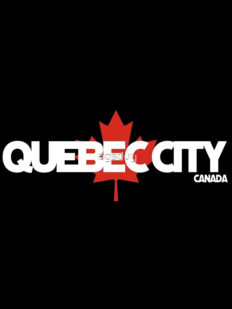 "Quebec City - Canada including Red Maple Leaf Background" by agsduy ...