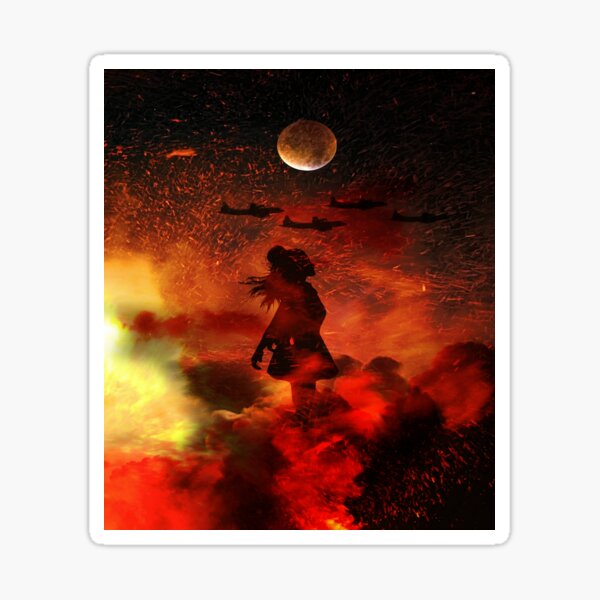 "War Part 2" Sticker for Sale by Eli-Ingle | Redbubble