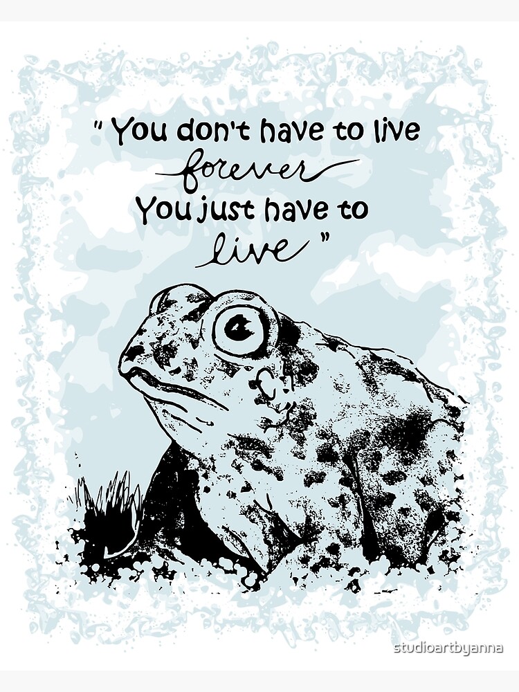 "Tuck Everlasting Toad" Poster for Sale by studioartbyanna | Redbubble