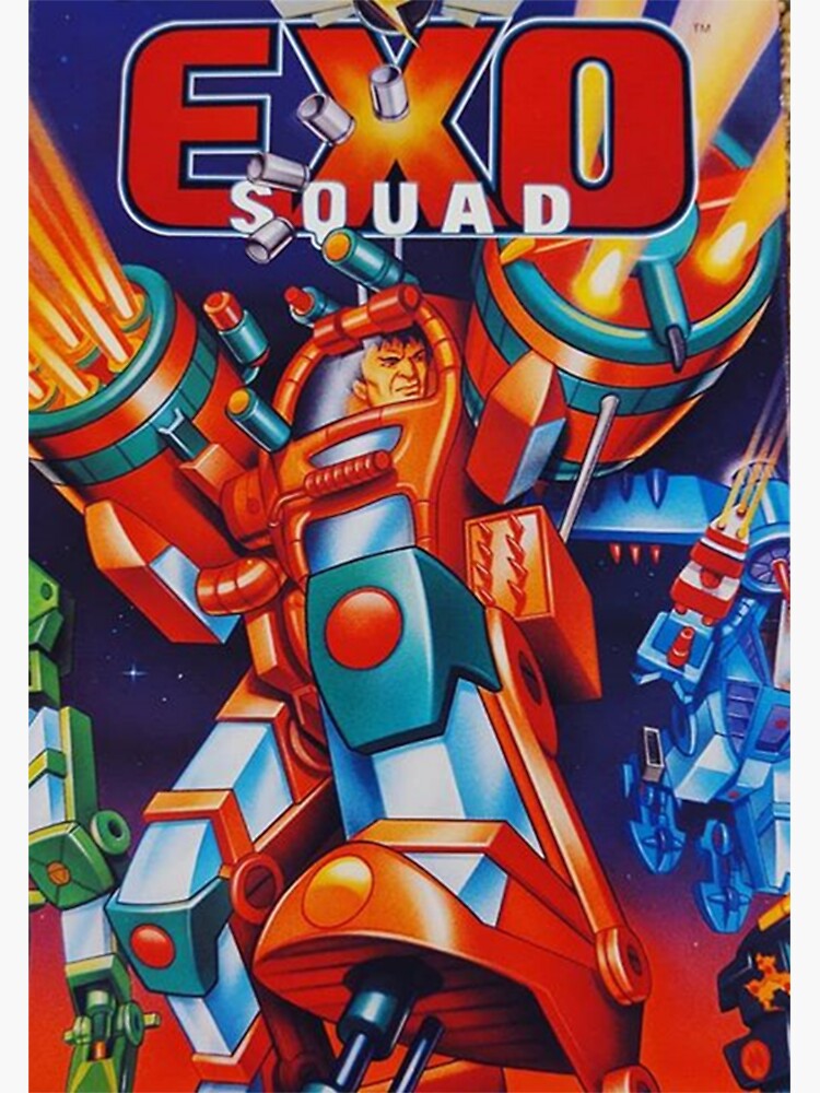 Pegatina «Exo Squad - Retro 90's Kids TV Show de dibujos animados» de ...
