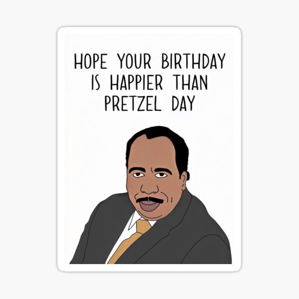 "The office birthday card" Sticker by hala- | Redbubble