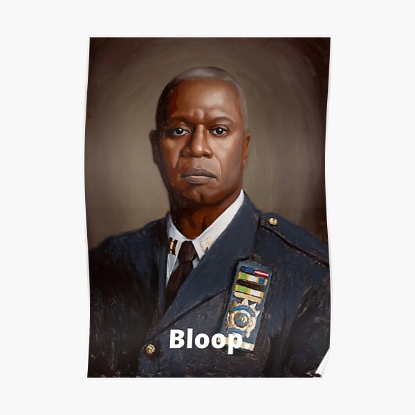 "Captain Holt Bloop Painting " Poster by Jayrad26 | Redbubble
