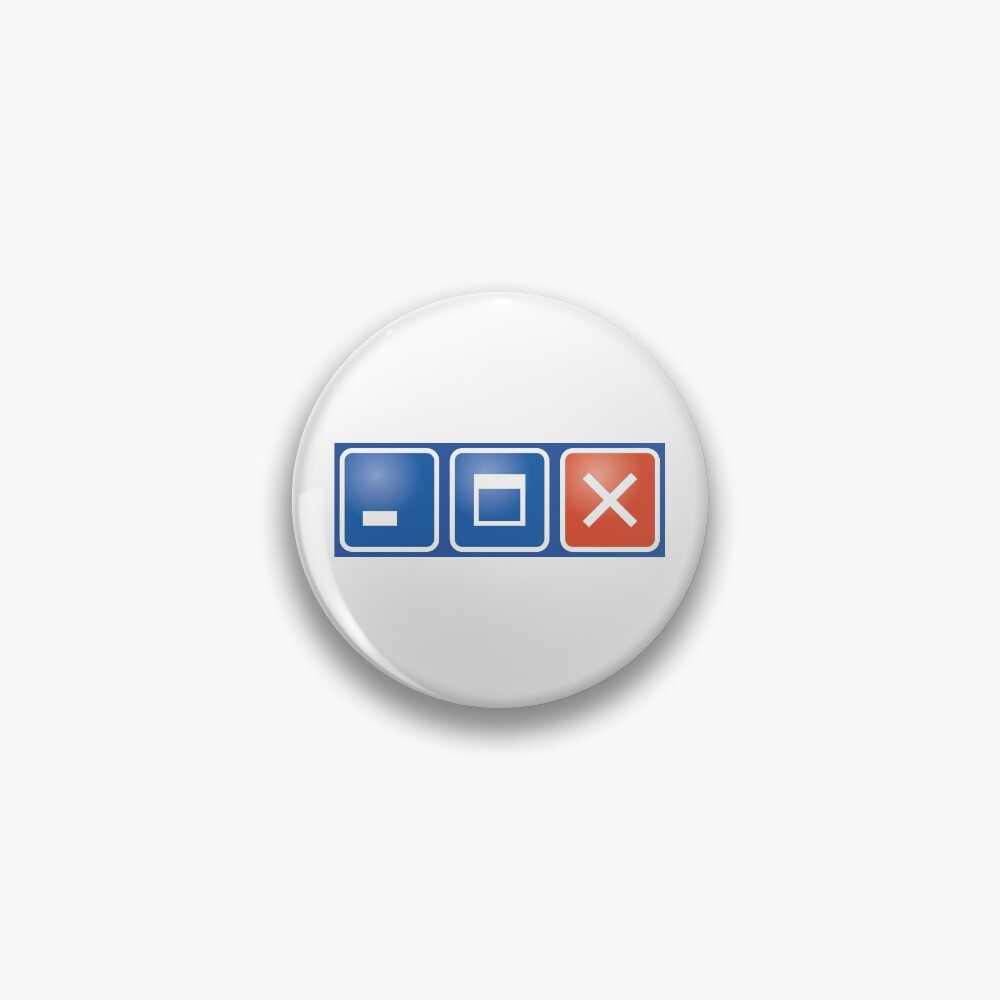 "Windows XP Minimize, Maximize & Close Buttons" Pin for Sale by ...