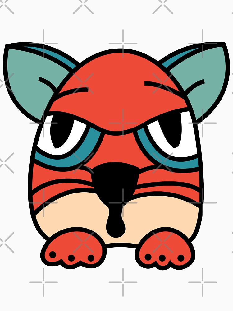 "Silly Red and Blue Cat" Pullover Hoodie for Sale by IndiePet | Redbubble