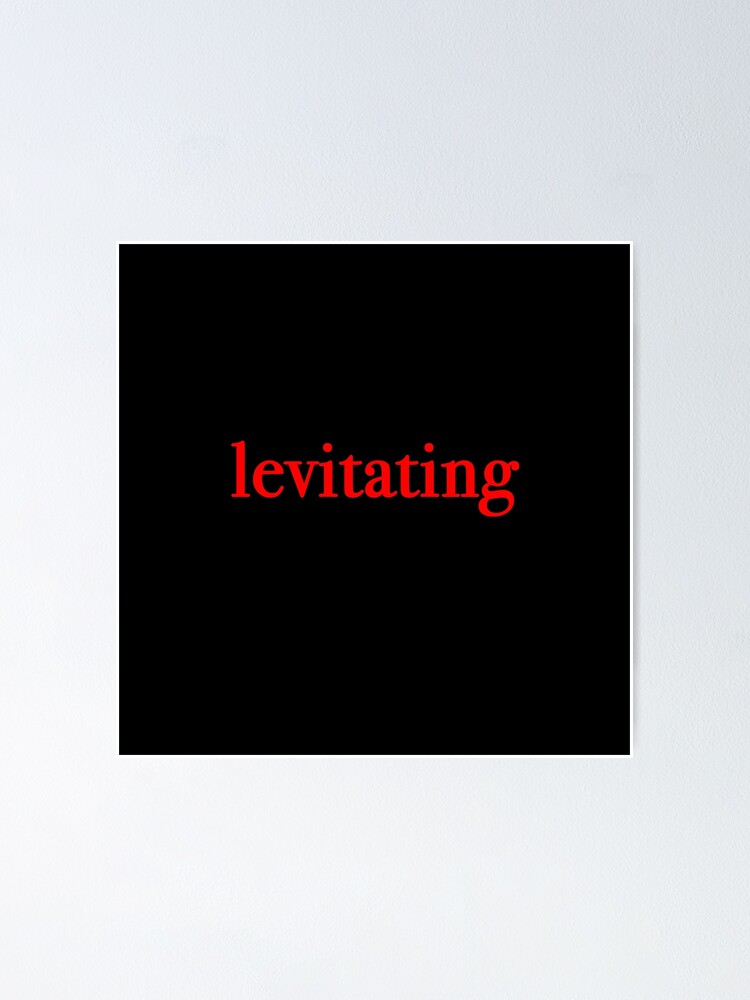 "levitating - red" Poster by KaiDee | Redbubble