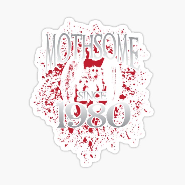 "Mothman - Mothsome Since 1980 - Awesome Moth Man Birthday" Sticker for ...