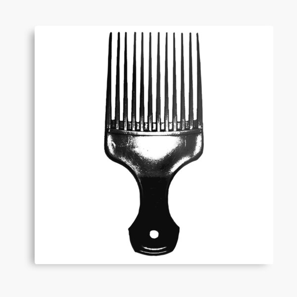 Afro Pick Metal Prints | Redbubble