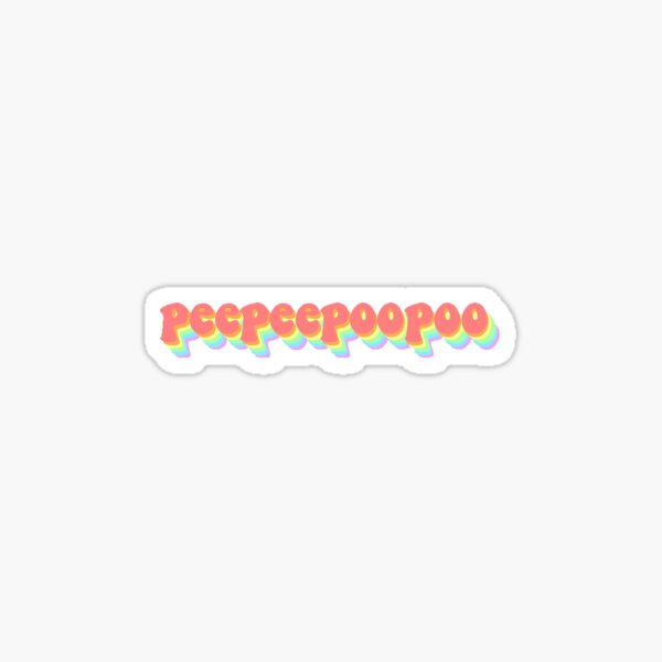 "Pastel Rainbow Peepeepoopoo" Sticker for Sale by mollyt1234 | Redbubble