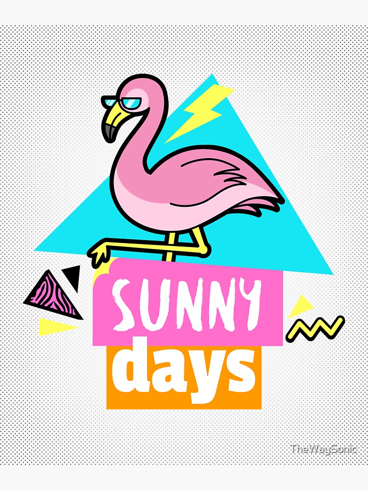 "Sunny Days" Sticker for Sale by TheWaySonic | Redbubble