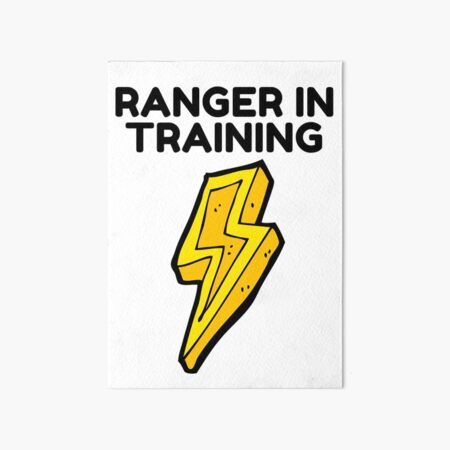 "Power Ranger In Training" Art Board Print for Sale by FLY429 | Redbubble