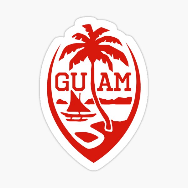 "Guam Seal Sticker" Sticker for Sale by TheLocalFabric | Redbubble