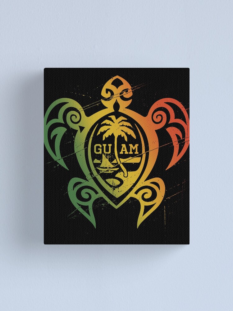 "Guam Island Turtle" Canvas Print for Sale by TheLocalFabric | Redbubble