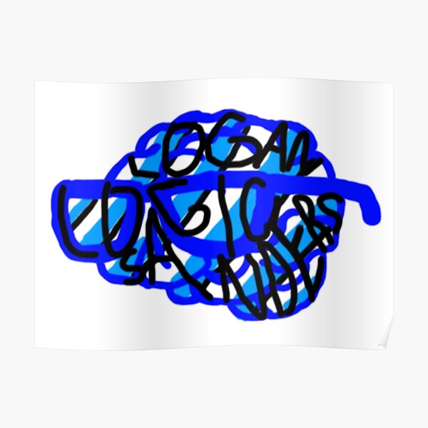 "Logan Logic Thomas Sanders Sides Logo Blue" Poster by TSFamderArtist ...