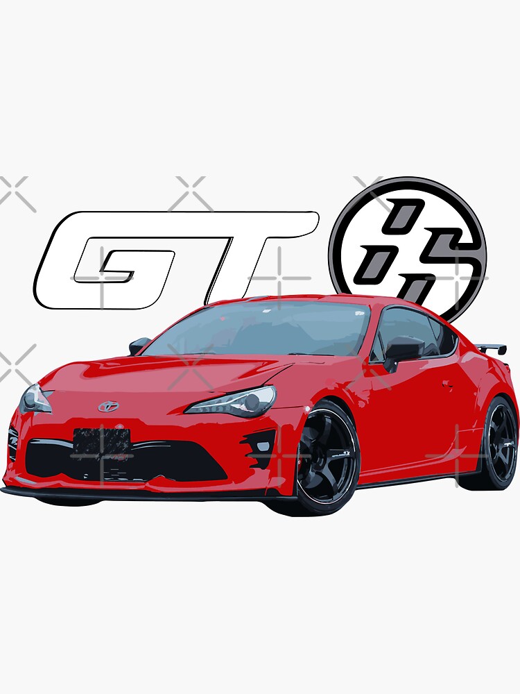 "Toyota GT 86 MAX Orido " Sticker for Sale by cowtownCOWBOY | Redbubble