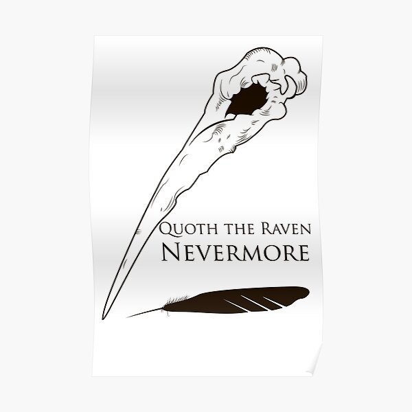 "Nevermore" Poster by DanielDK | Redbubble