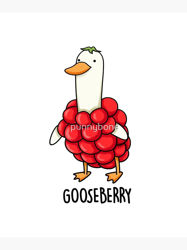 "Gooseberry Animal Pun" Poster for Sale by punnybone | Redbubble