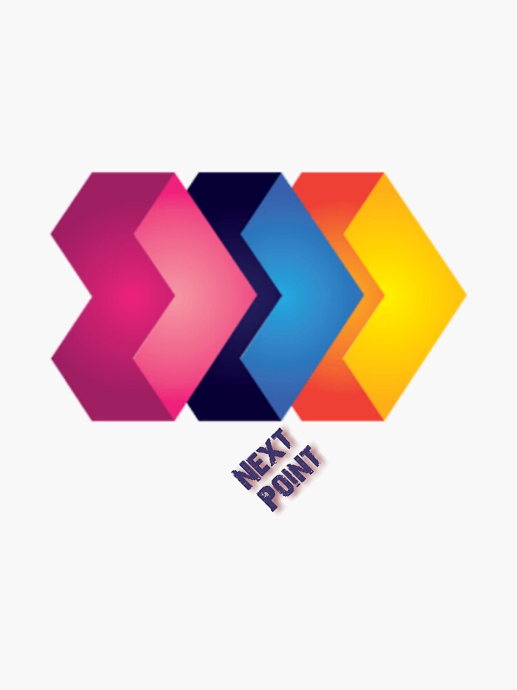 "Next point is a good point " Sticker by singh0307 | Redbubble