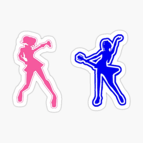 "Ulala and Pudding ~ Space channel 5!" Sticker by shadowlovr | Redbubble