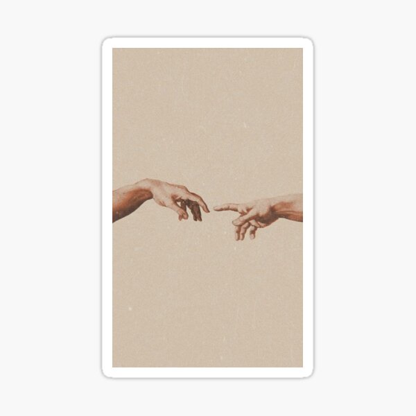"hands aesthetic" Sticker for Sale by Lovelife360 | Redbubble