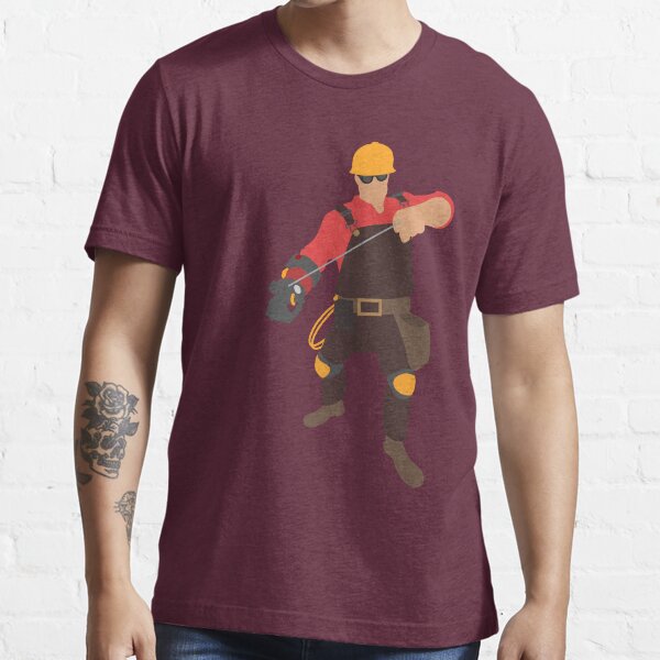 "TF2 - RED Engineer" T-shirt for Sale by Technologiic | Redbubble ...