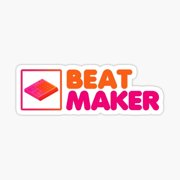"Beat Maker" Sticker for Sale by blazikin | Redbubble
