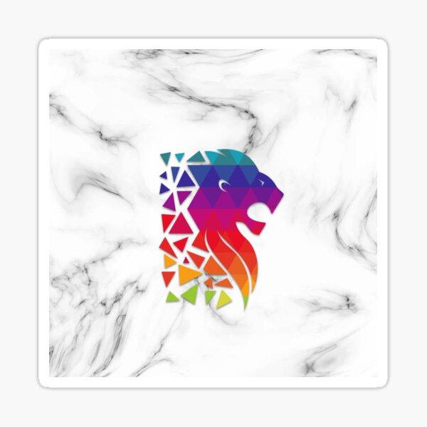 "Designer line logo " Sticker for Sale by Fesal786 | Redbubble