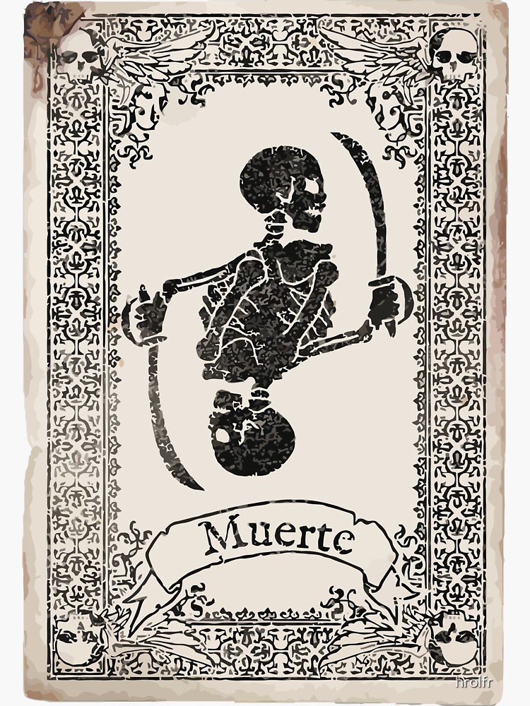"Death Card" Sticker by hrolfr | Redbubble