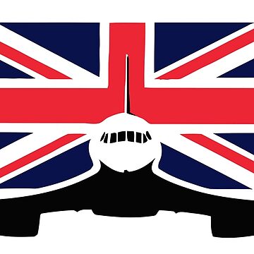 "Concorde Union Flag" Sticker for Sale by Speedbirddesign | Redbubble