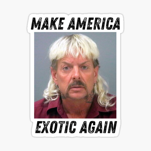 Joe Exotic For President Stickers | Redbubble