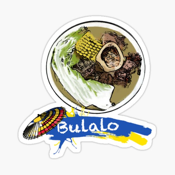 "Bulalo #RedBubble" Sticker by JaysonBangit | Redbubble