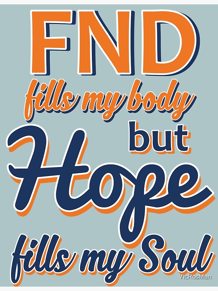 "FND HOPE" Poster for Sale by VicRosMan | Redbubble