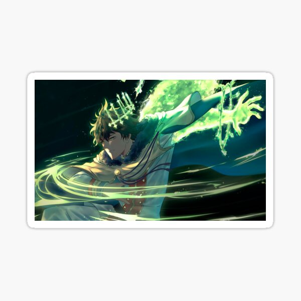 "Black Clover Yuno" Sticker by terpres | Redbubble