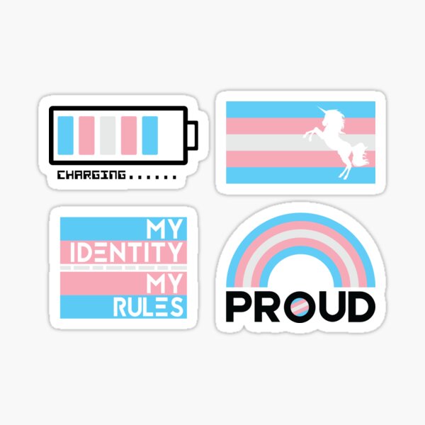 "Trans [sticker pack]" Sticker for Sale by lazarusheart | Redbubble