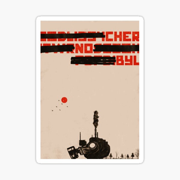 "Chernobyl HBO Mini Series Artwork" Sticker by LorenzoGnech | Redbubble