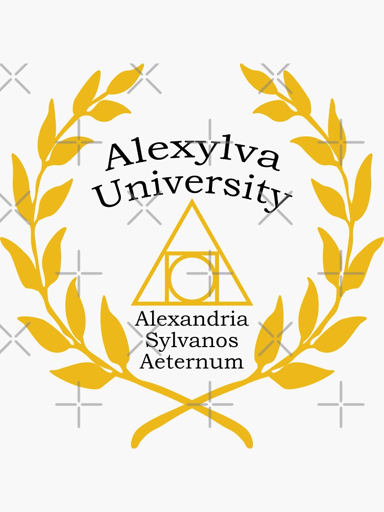 "Alexylva University SCP GOI" Sticker for Sale by surrealvault | Redbubble