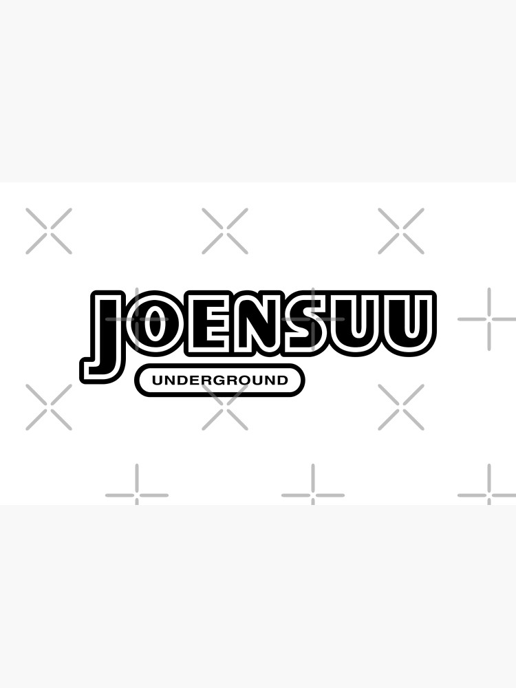 "Joensuu Underground (musta teksti)" Poster for Sale by futurytmi ...