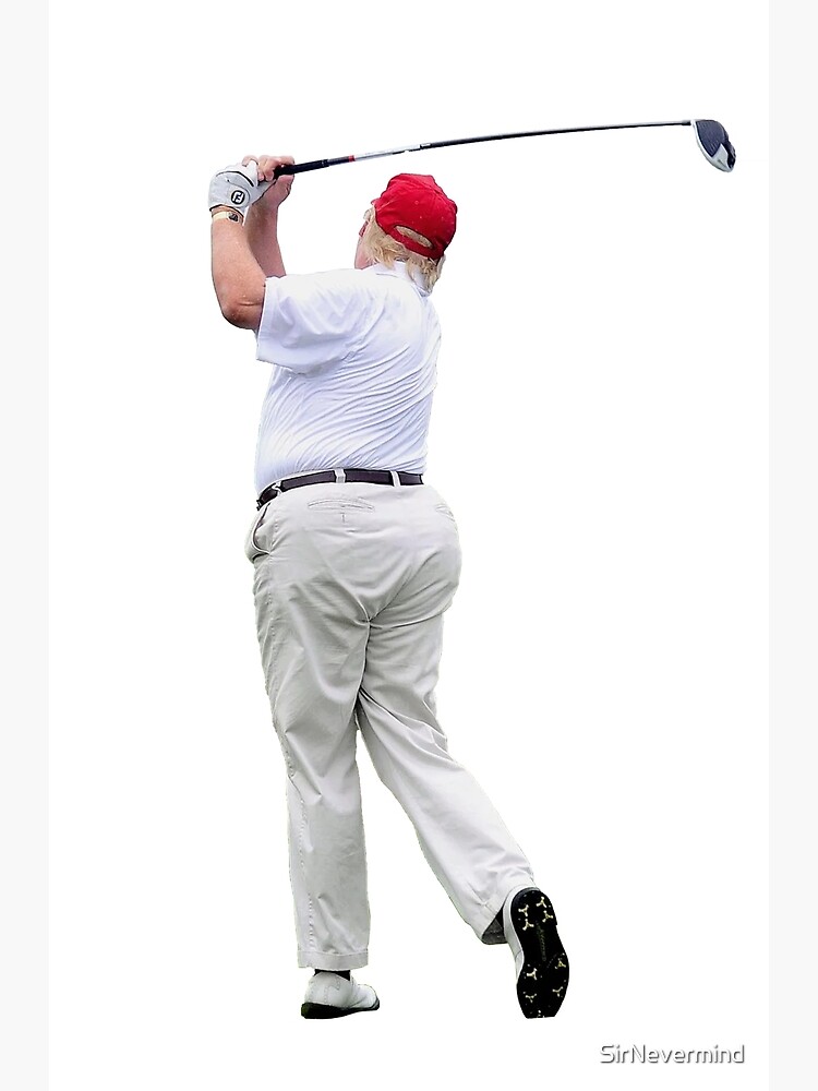 "Thicc Trump" Poster for Sale by SirNevermind | Redbubble