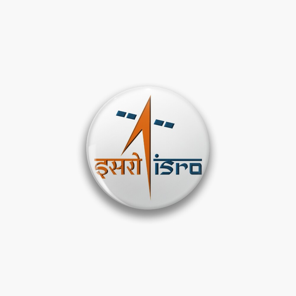 "Indian Space Research Organization (ISRO) Logo" Pin for Sale by ...