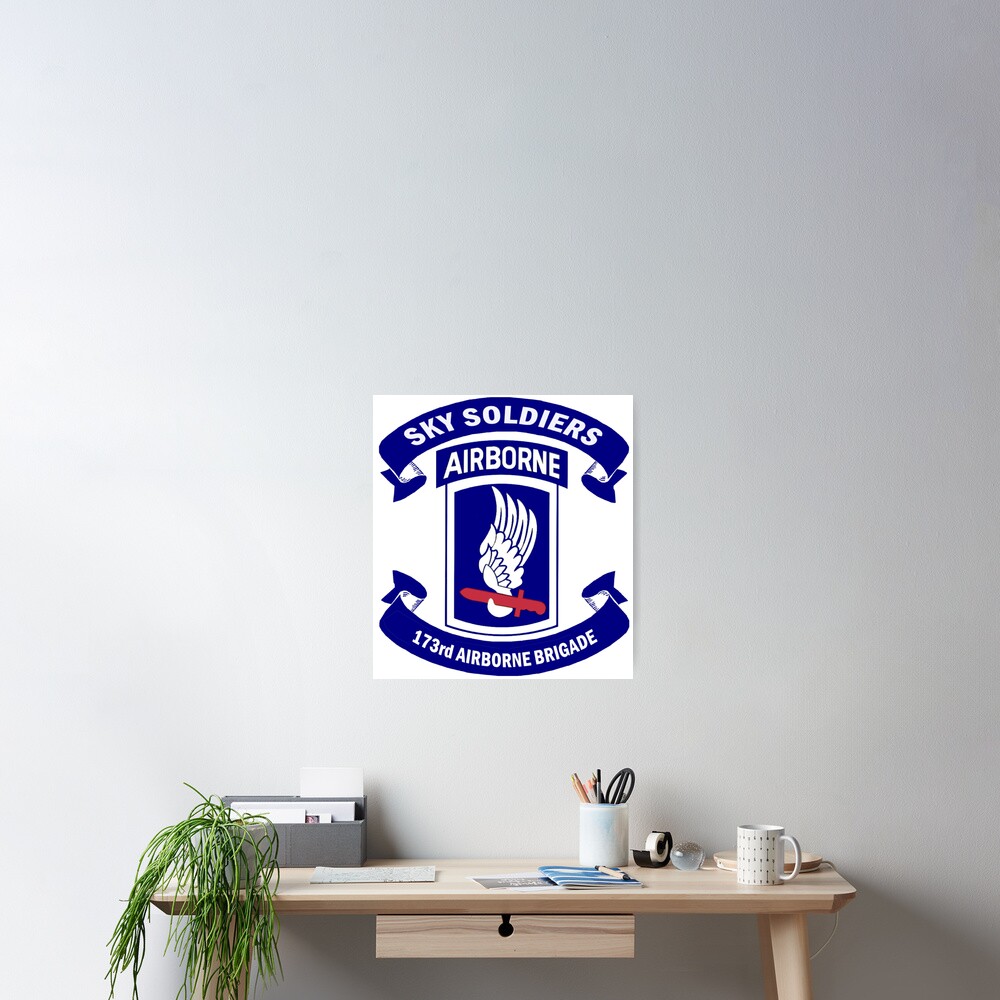 "173rd Airborne Brigade Combat Team Crest" Poster for Sale by ...