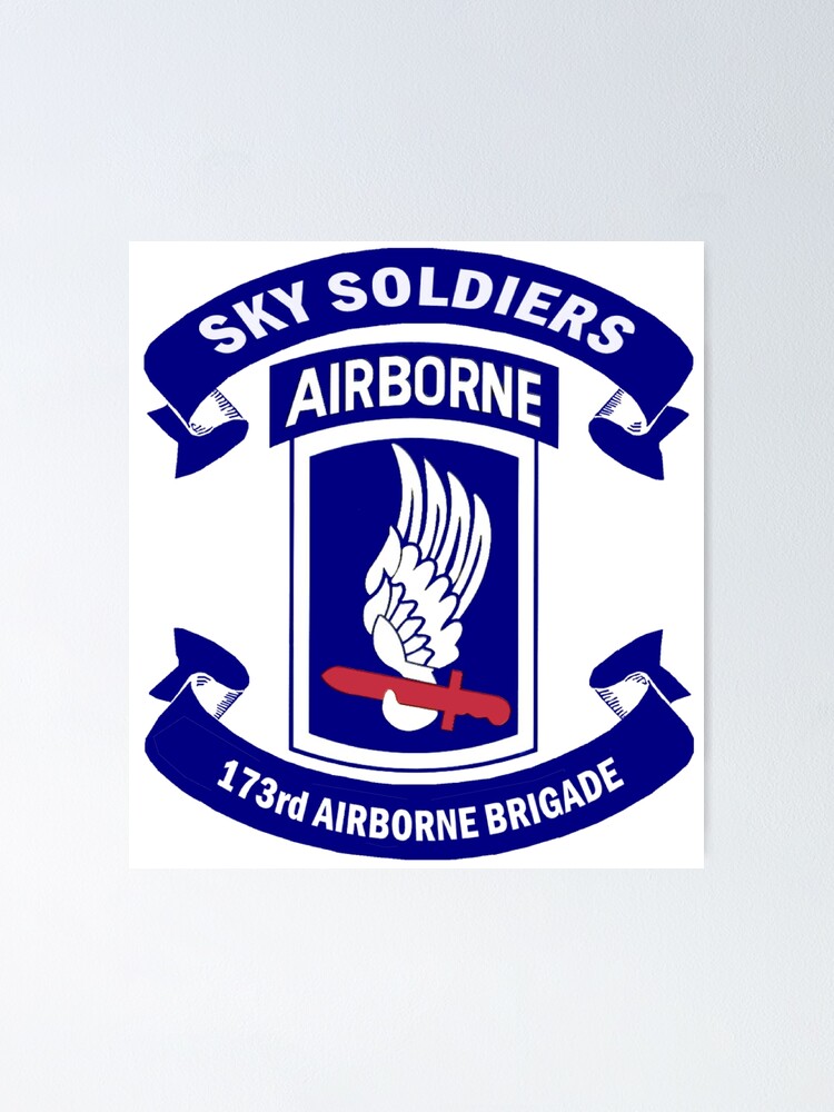 "173rd Airborne Brigade Combat Team Crest" Poster for Sale by Spacestuffplus | Redbubble