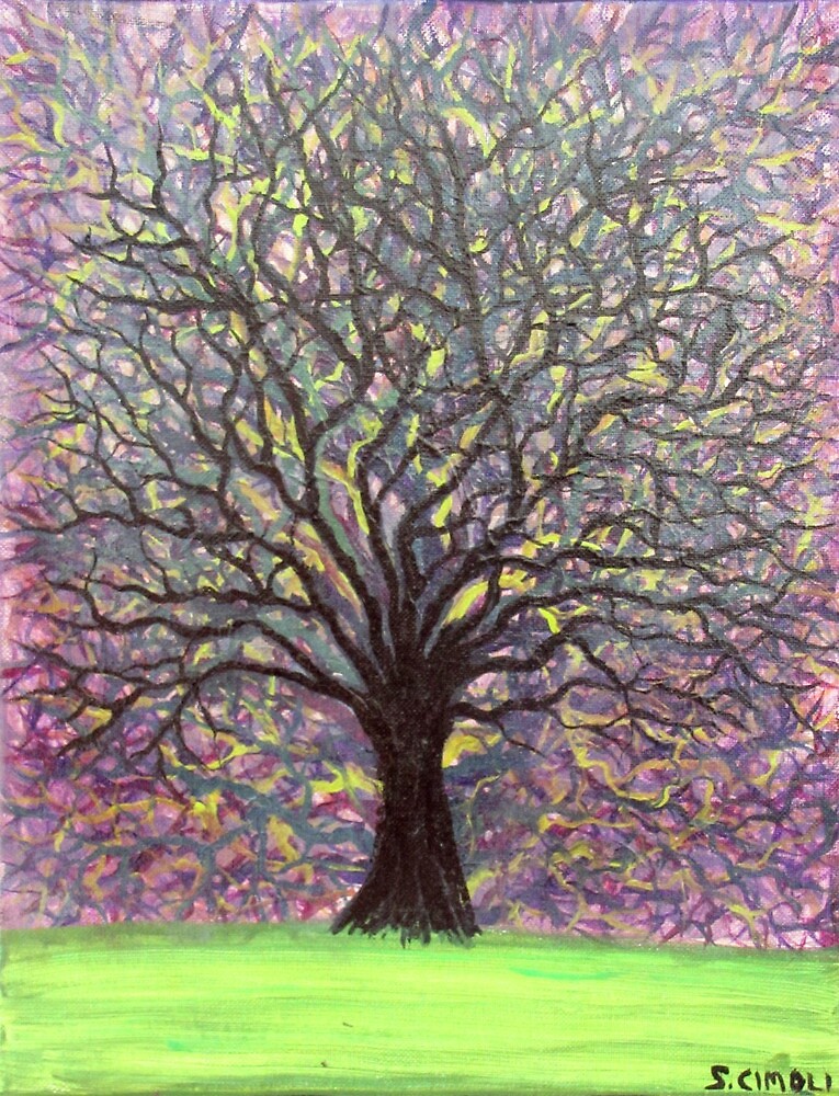 "trippy tree" by Shelly Gardner | Redbubble