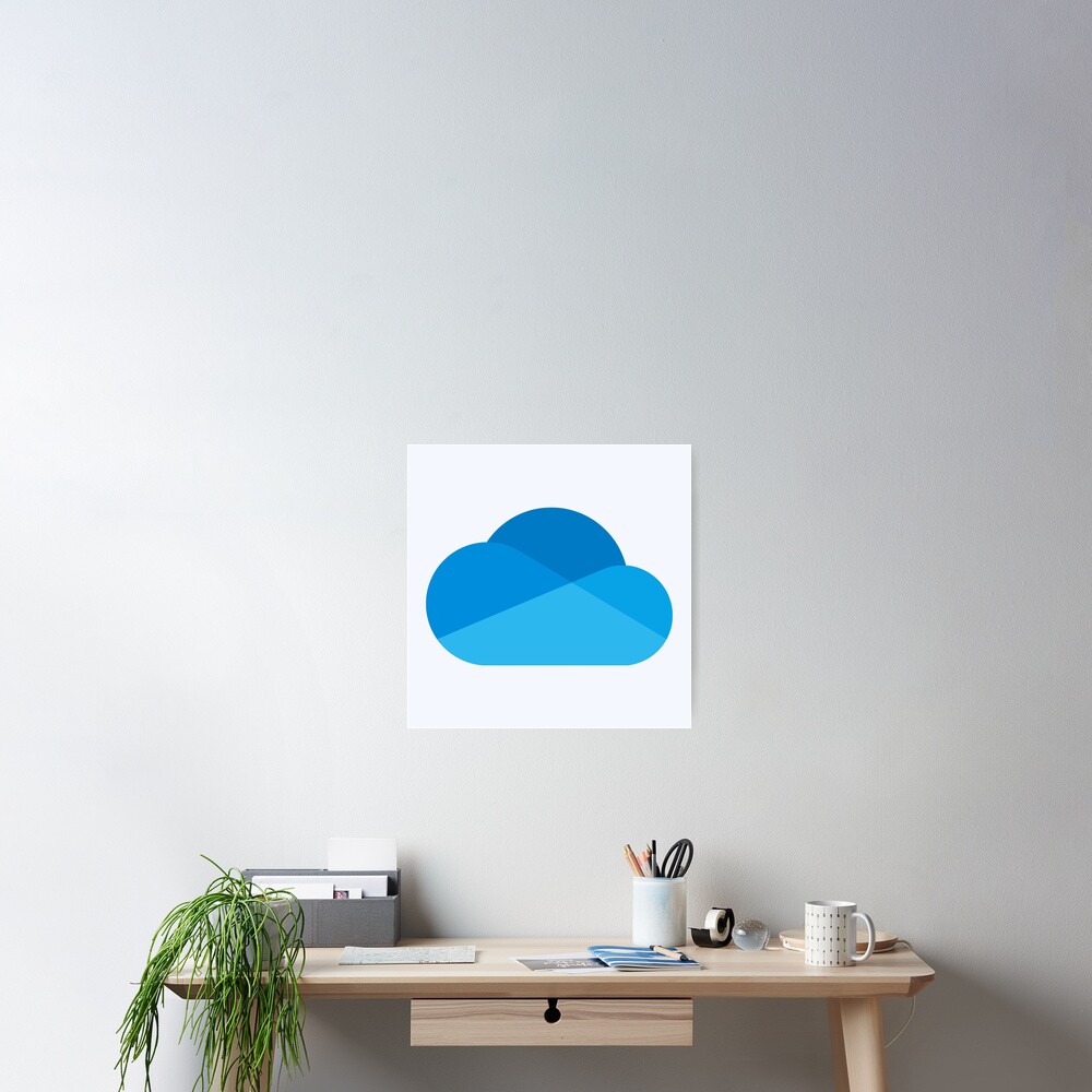 "Microsoft OneDrive Icon" Poster by AGM97 | Redbubble
