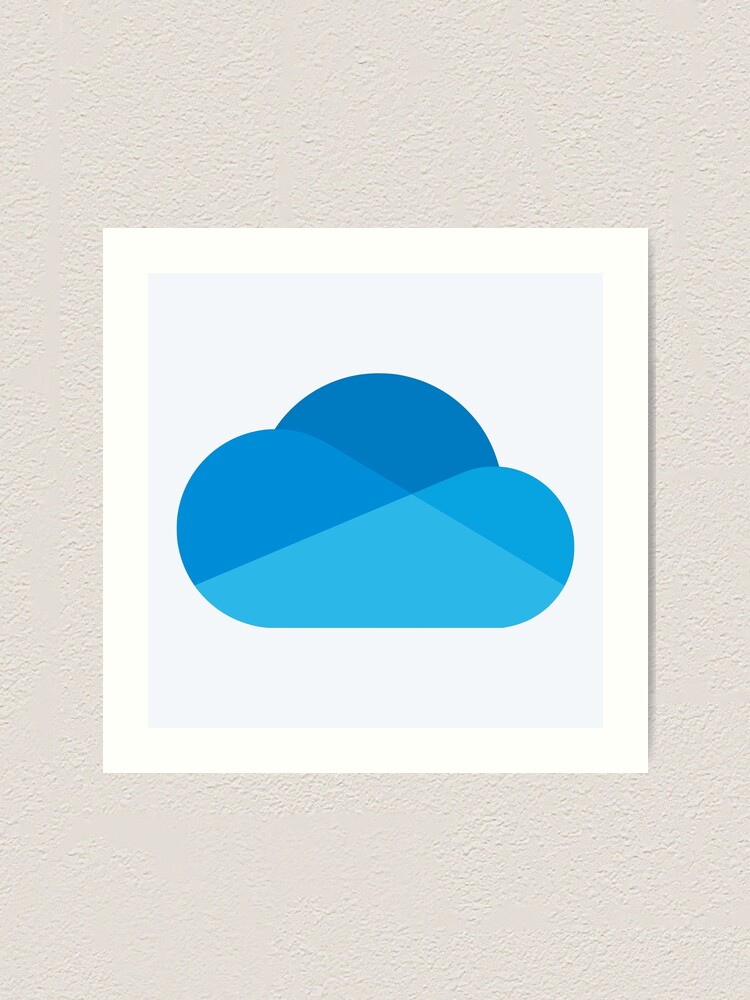 "Microsoft OneDrive Icon" Art Print for Sale by AGM97 | Redbubble