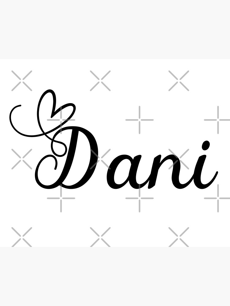 Póster for Sale con la obra «Nombre personalizado de niña Dani - Nombre ...
