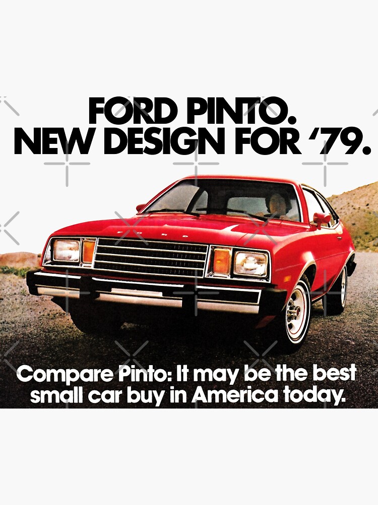 "FORD PINTO 1979" Sticker for Sale by ThrowbackM2 | Redbubble