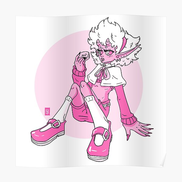 "Demon Delights" Poster for Sale by ADazedRainbow | Redbubble